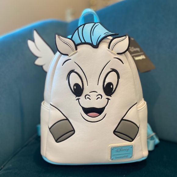 Loungefly | Bags | Loungefly White And Blue Cartoon Character Backpack ...